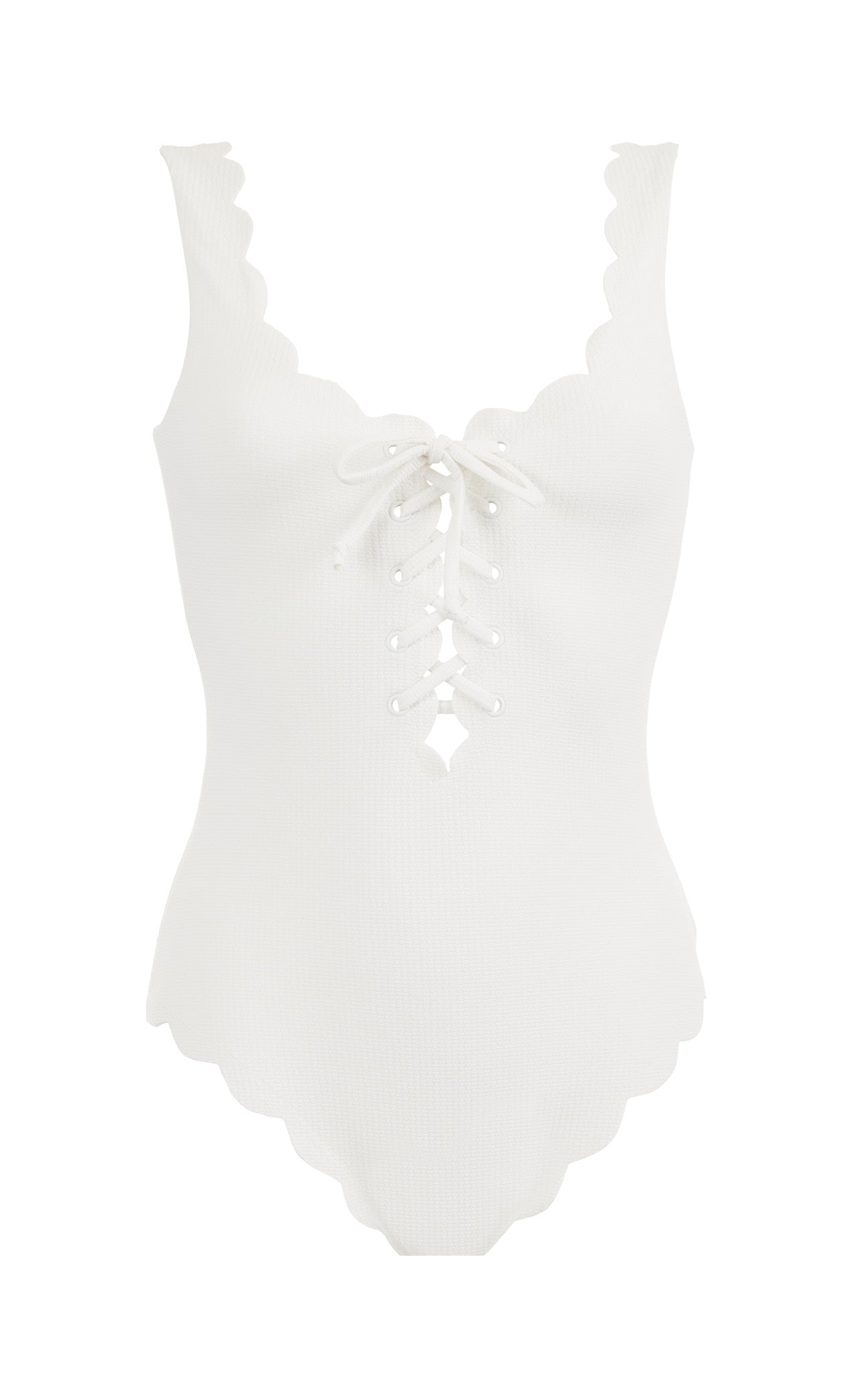 Marysia Womens Palm Springs Tie Maillot in Coconut | Stretch Marysia Womens Palm Springs Tie Maillot in Coconut | Stretch